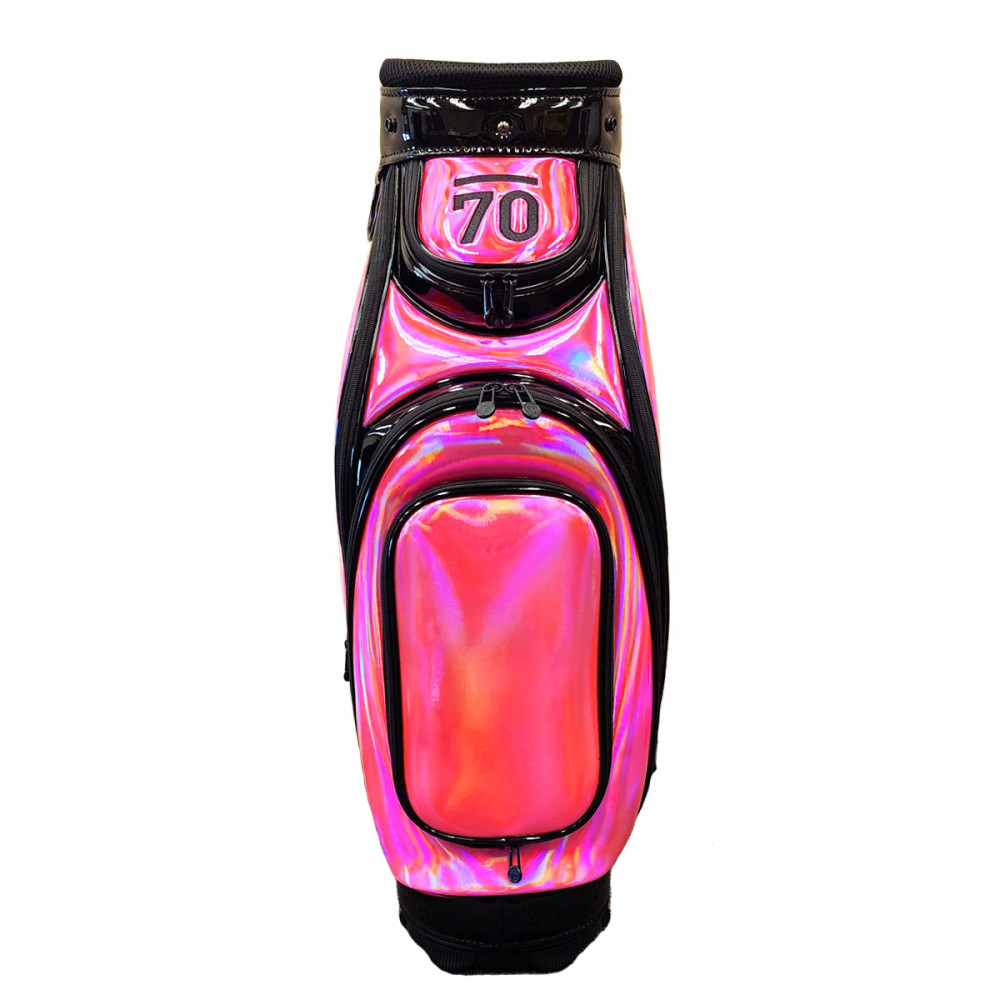 Pink Iridescent Staff Bag | Sub 70 Golf